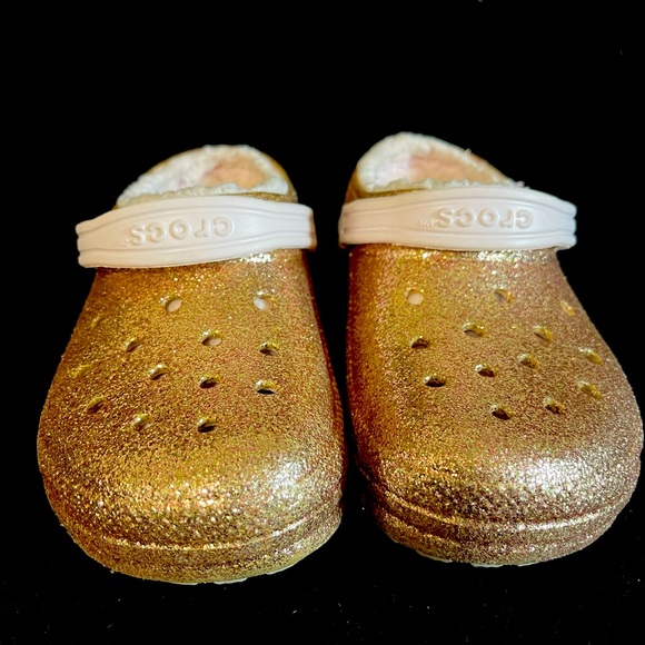 CROCS | Shoes | Champagnepink Fur Crocs Rarely Worn Like New | Poshmark